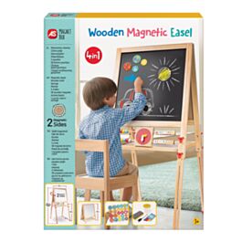 AS Magnet Box Ξύλινος Μαγνητικός Επιδαπέδιος Πίνακας 2 Όψεων Για 3 ...
